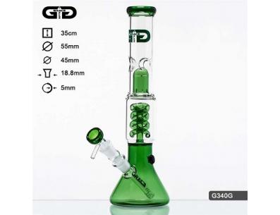 Beaker GG Bong Green Boyz | Grace Glass | SpbBong.com